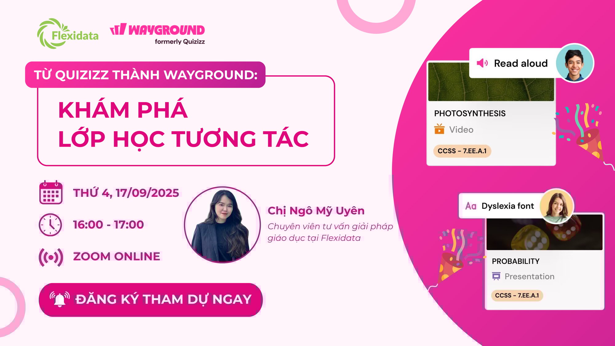 Webinar Từ Quizizz thành Wayground: Khám phá lớp học tương tác